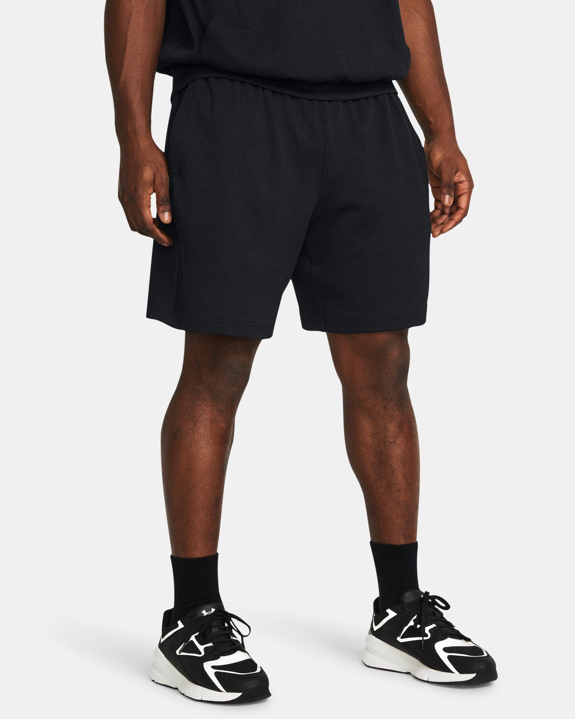 Buy Men's UA Journey Rib Shorts Black in Dubai, UAE | Under Armour