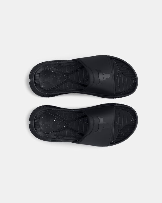 Under Armour Unisex Project Rock 3 Slides Black in Dubai, UAE