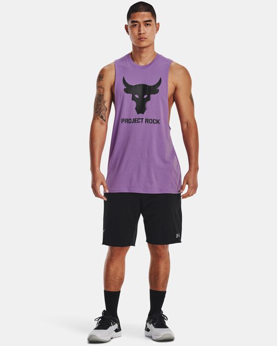Buy Men's Project Rock Brahma Bull Tank Purple in Dubai, UAE | Under Armour