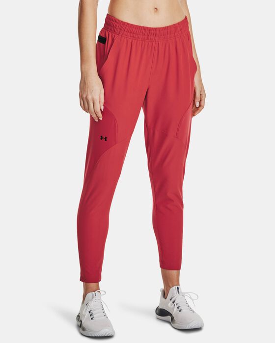 Buy Women's UA Unstoppable Hybrid Pants Red in Dubai, UAE | Under Armour