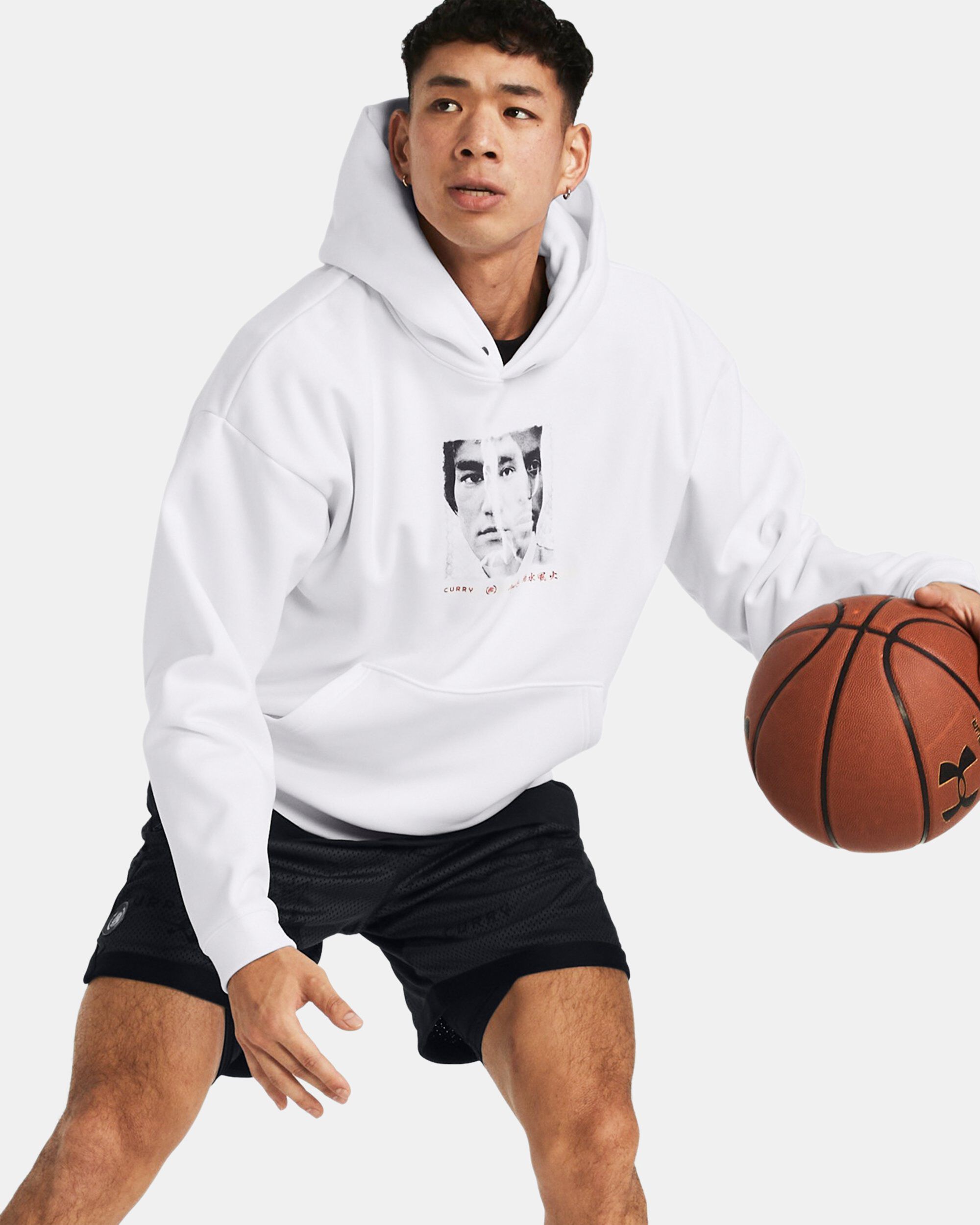 Buy Curry x Bruce Lee Hoodie White in Dubai UAE Under Armour