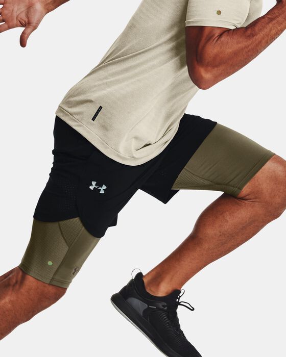 Buy Men's UA RUSH™ SmartForm Long Shorts Green in Dubai, UAE | Under Armour