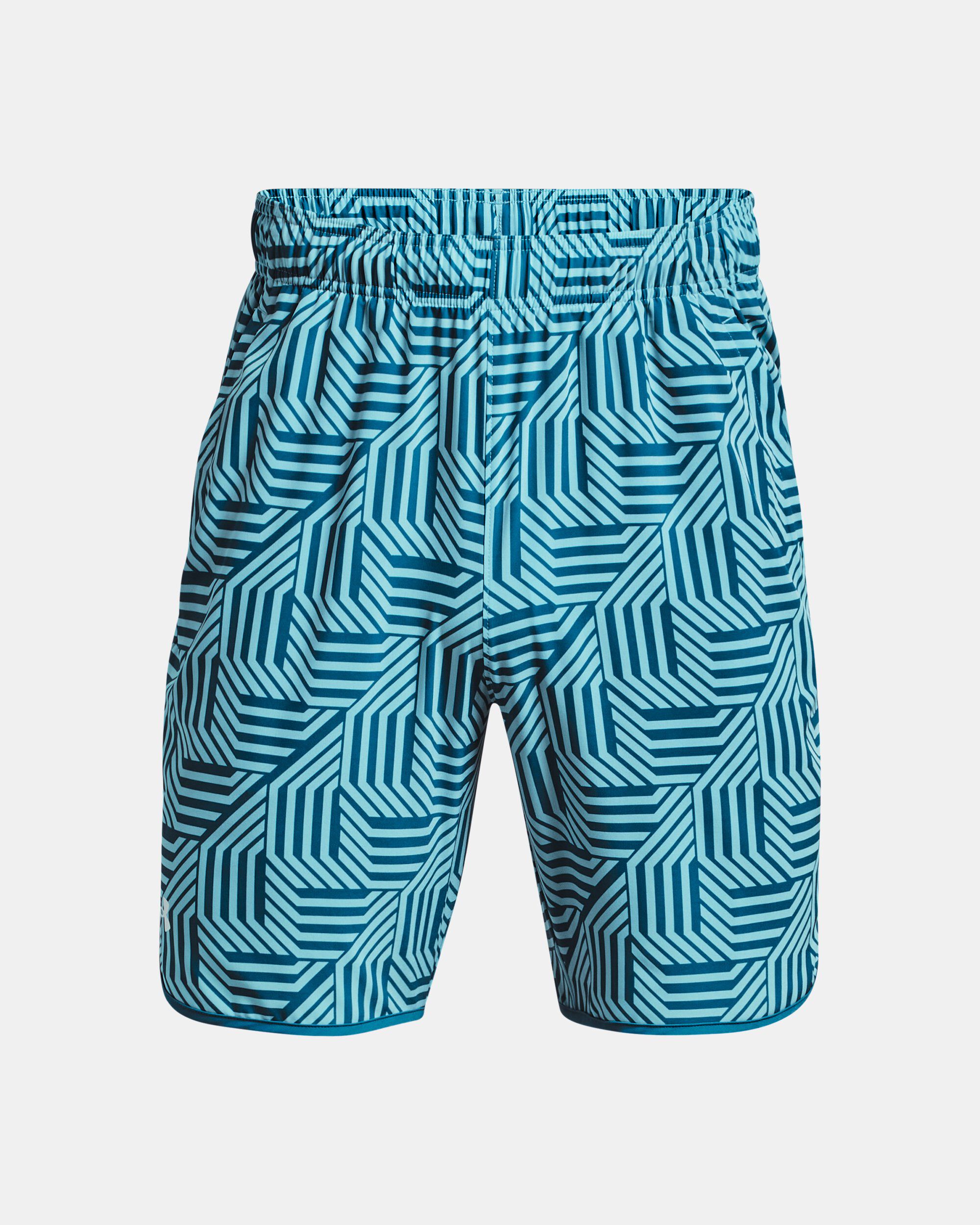 Buy Men s UA HIIT Woven GeoTessa Shorts Blue in Dubai UAE Under Armour