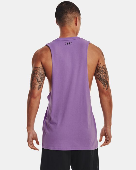 Buy Men's Project Rock Brahma Bull Tank Purple in Dubai, UAE | Under Armour
