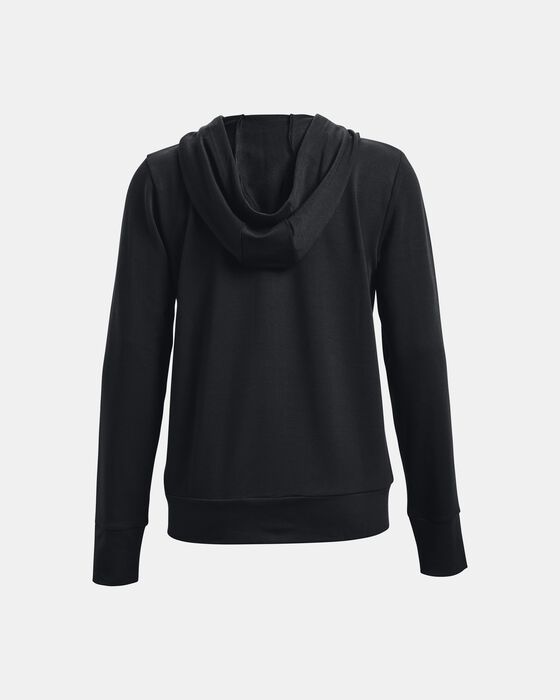 Buy Women's UA Rival Terry Full-Zip Hoodie Black in Dubai, UAE | Under Armour