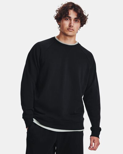 Shop Under Armour UA Heavyweight Terry Men's Sweatshirt Black in Dubai, UAE