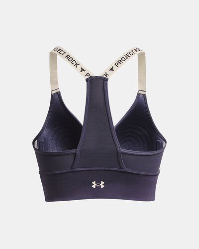 Buy Women's Project Rock Infinity Mid Sports Bra Purple in Dubai, UAE ...